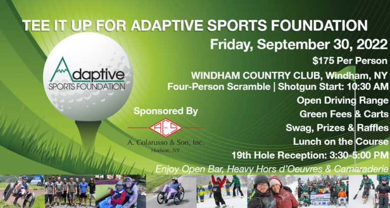 Tee It Up For Adaptive Sports Golf Outing September 30 - Adaptive ...
